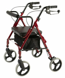 4 Wheel Walker - Alpha 418 Mobility Walker - PhysioAdvisor